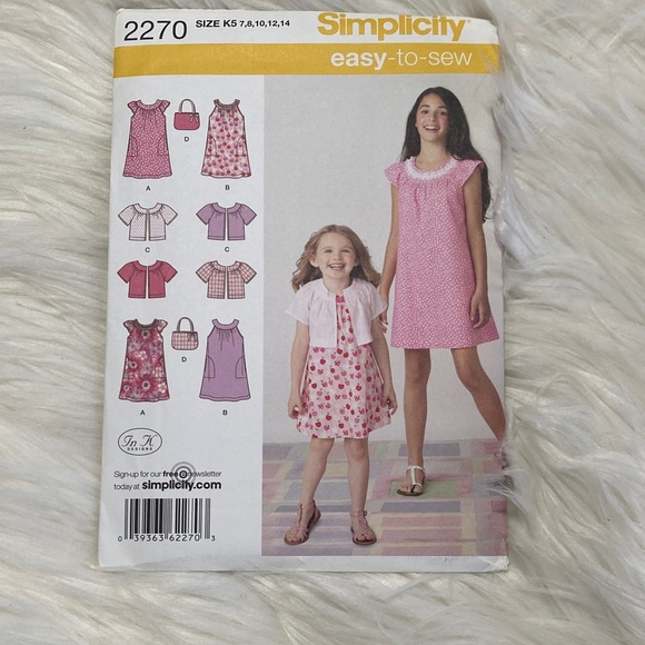 Simplicity | Other | Simplicity Girls Dress Pattern | Poshmark